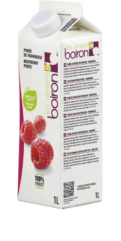 Ambient Boiron Raspberry Purée 1Kg, Regency Foods Wholesale