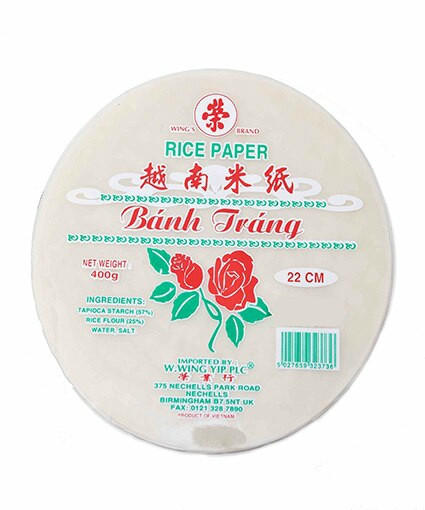 Rice Paper Round 22cm x 340g | Regency Foods Wholesaler