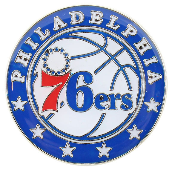 Philadelphia 76ers Logo Pin