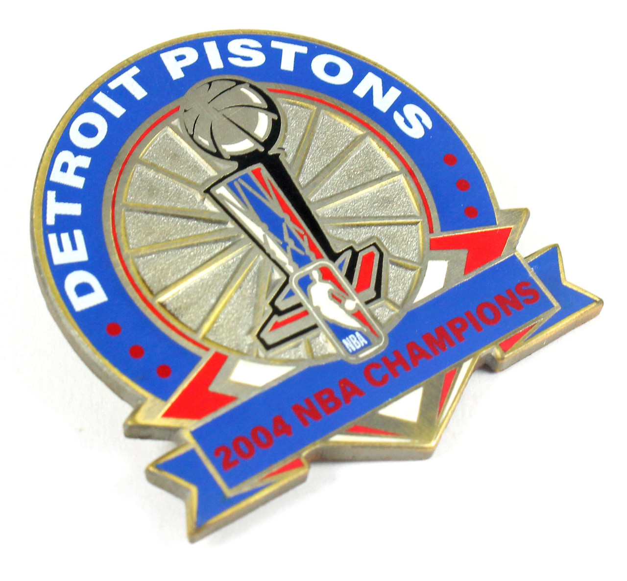 Detroit Pistons 2004 NBA Champions Pin - Limited 1,000