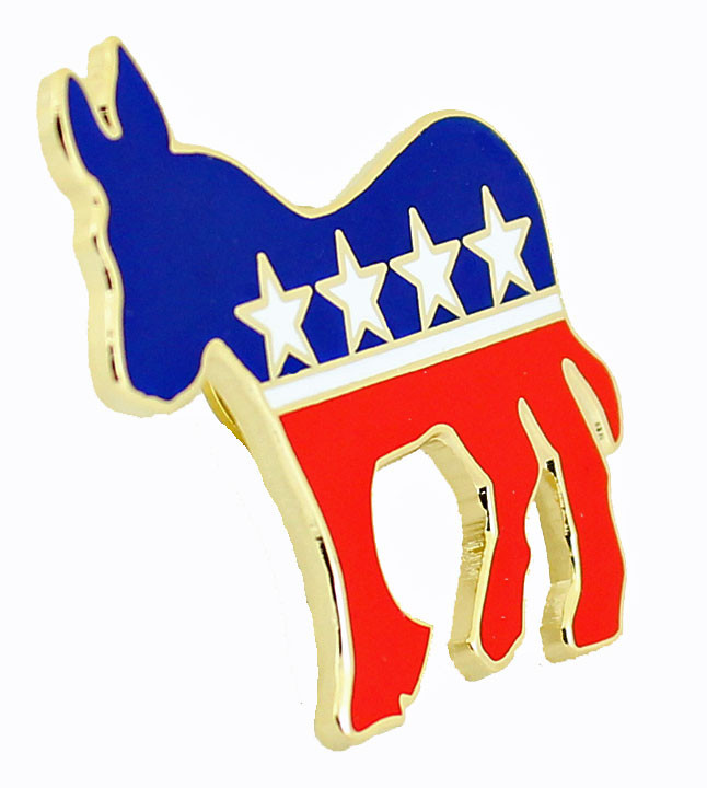 Democrat Party Lapel Pin