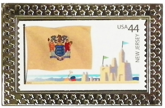 State of New Jersey Stamp Pin