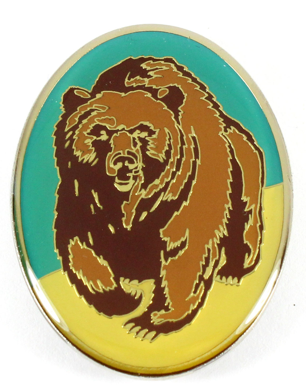 Grizzly Bear Metal Magnet