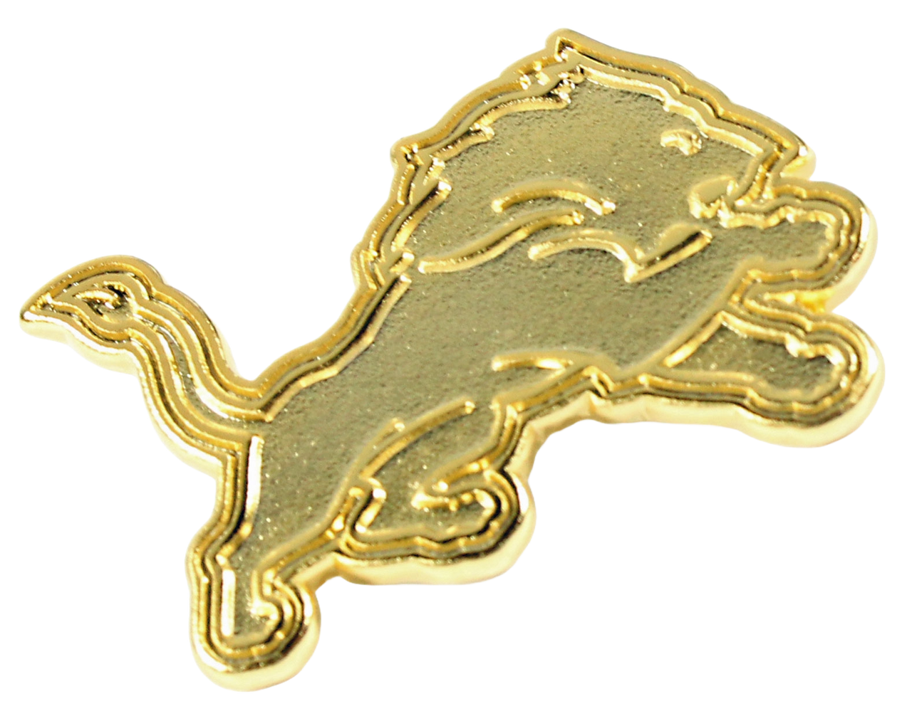Detroit Lions Gold Logo Pin
