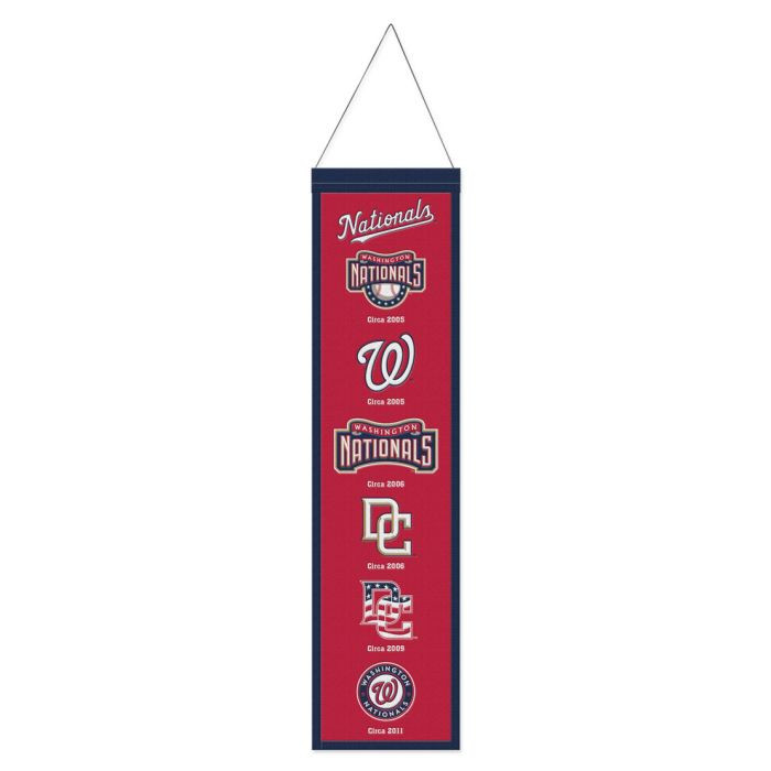 Washington Nationals Evolution Banner Pin Display