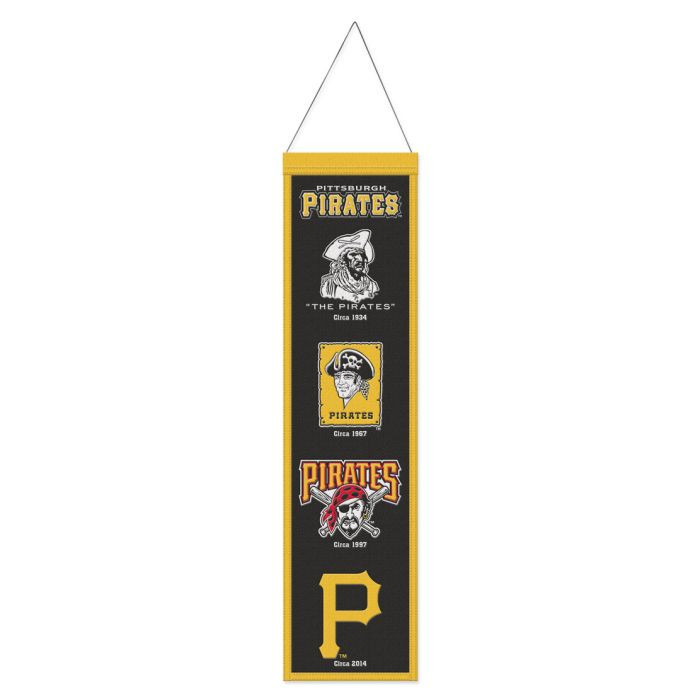 Pittsburgh Pirates Evolution Banner Pin Display