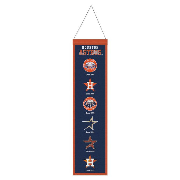 Houston Astros Evolution Banner Pin Display