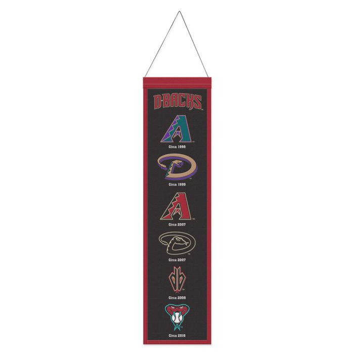 Arizona Diamondbacks Evolution Banner Pin Display