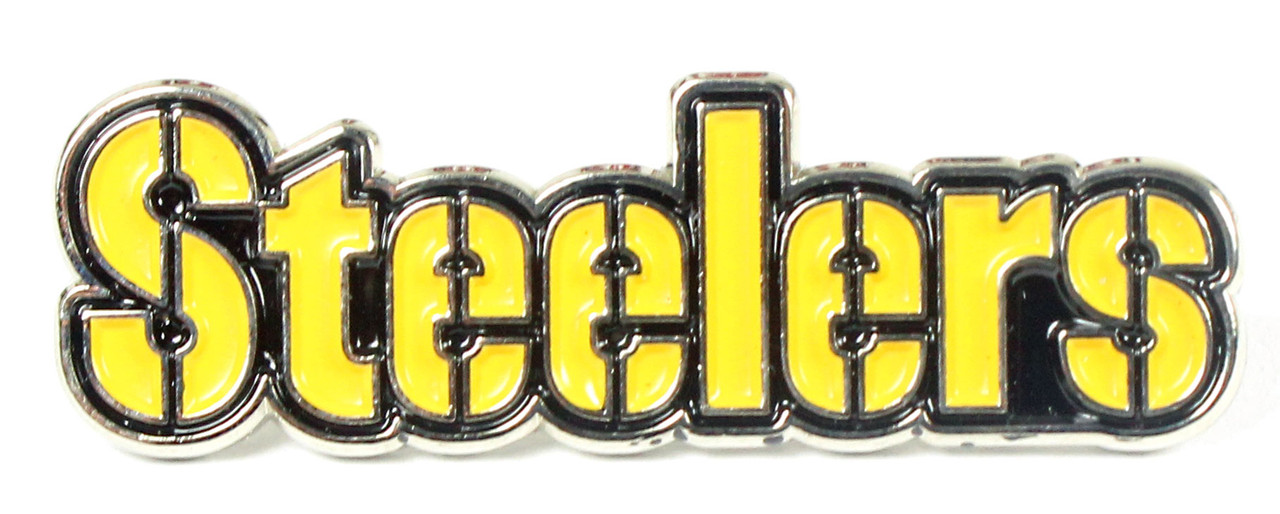 Pittsburgh Steelers Wordmark Pin Pittsburgh Steelers Wordmark Pin