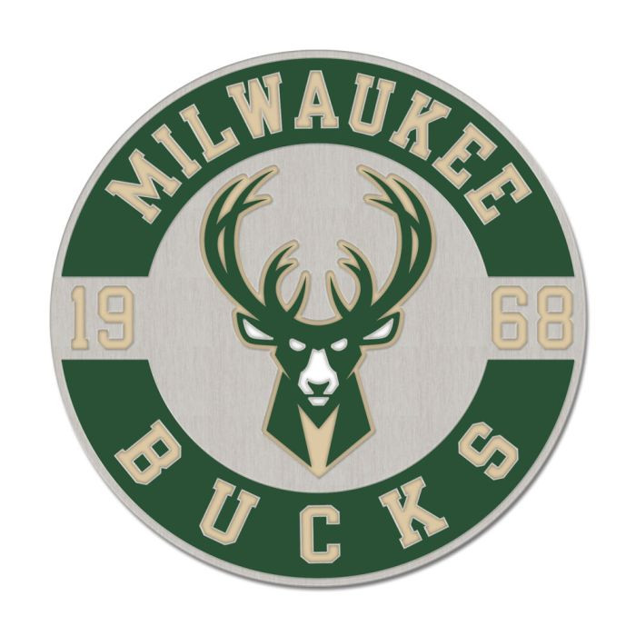 Milwaukee Bucks Established 1968 Pin