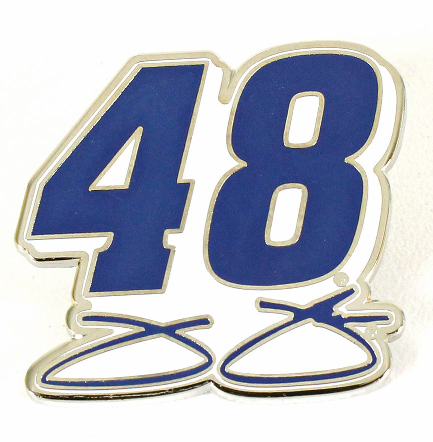 Jimmy Johnson #48 Pin - Blue