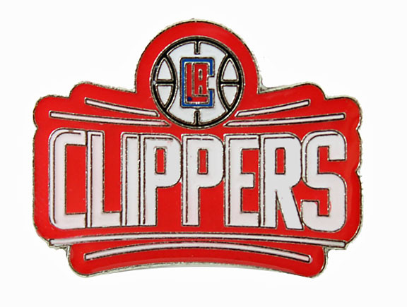 Los Angeles Clippers Red Logo Pin