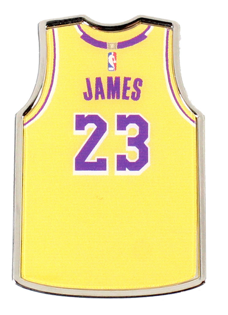LeBron James Los Angeles Lakers Jersey Pin