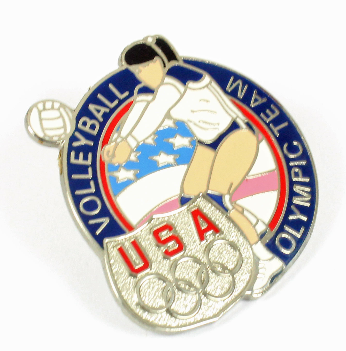 USA Olympic Team Athletes Volleyball Pin