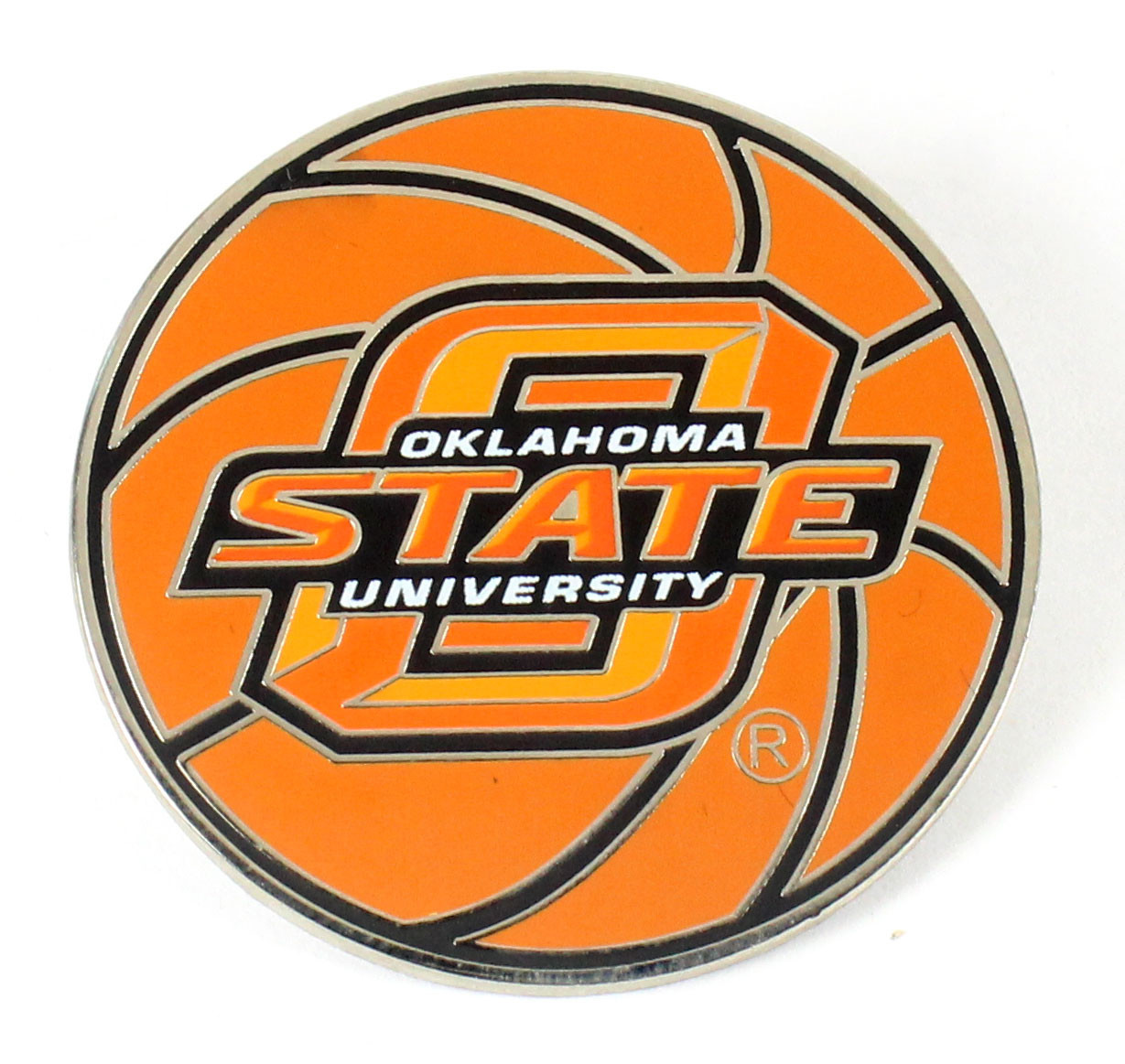 Oklahoma State Basketball Pin