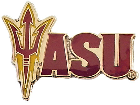Arizona State Logo Pin