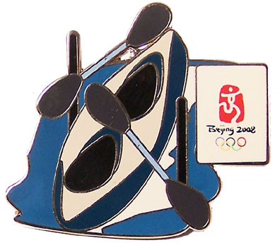 Beijing 2008 Olympics Kayak / Canoe Pin - Imported from Beijing