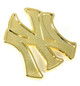 New York Yankees "NY" Logo Pin - Gold