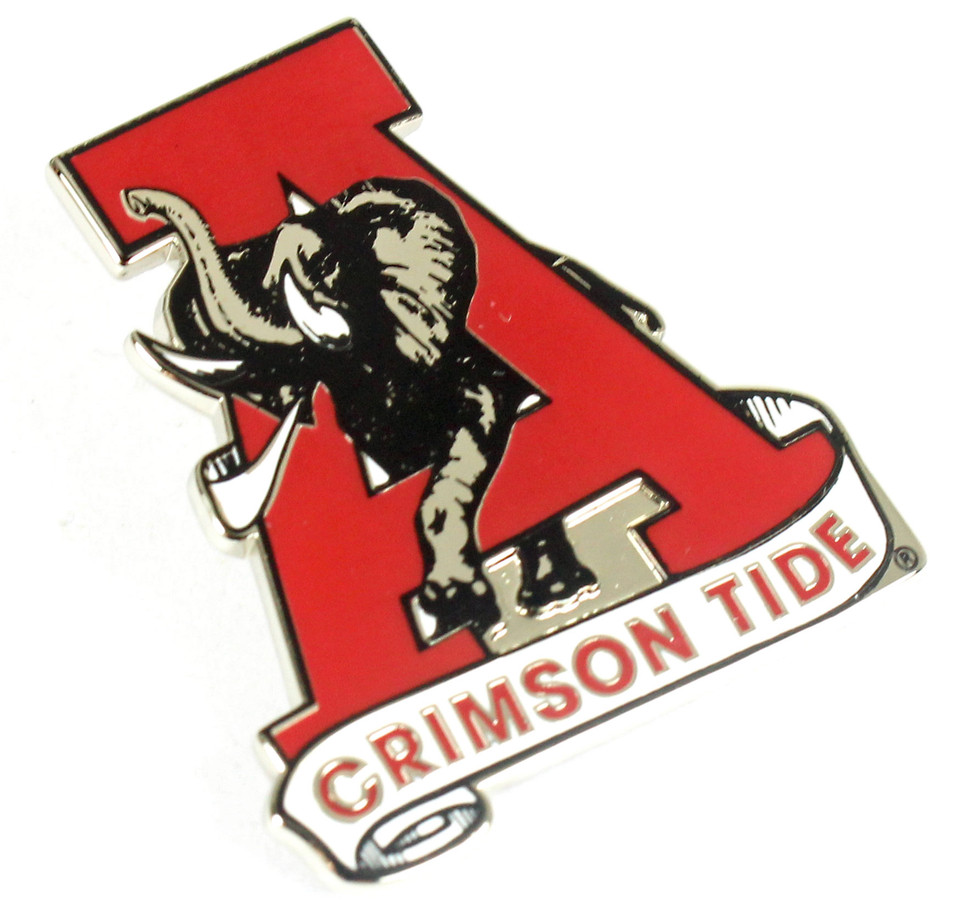 Alabama Crimson Tide Retro Logo Pin