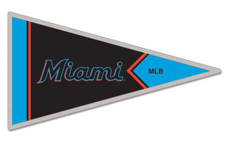 Miami Marlins Pennant Pin