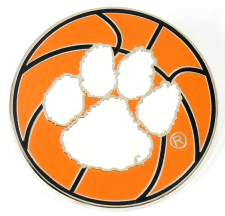 Clemson Basketball Pin