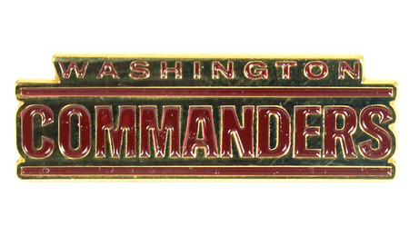 Washington Commanders Wordmark Pin