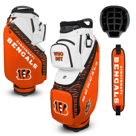 Cincinnati Bengals Golf Bag w/ Cooler Bucket