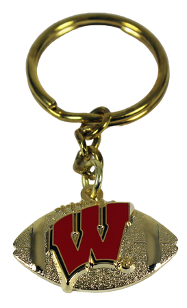 Wisconsin Badgers Football Key Chain