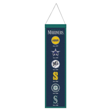 Seattle Mariners Evolution Banner Pin Display
