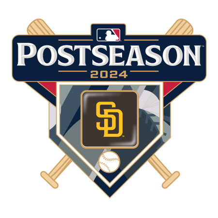 San Diego Padres 2024 MLB Post Season Pin - 1.75"