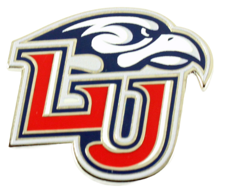 Liberty Flames Logo Pin