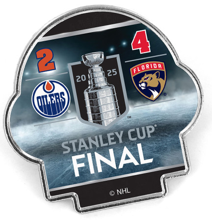 Florida Panthers 2025 Stanley Cup Champions Pin w/ Games Won