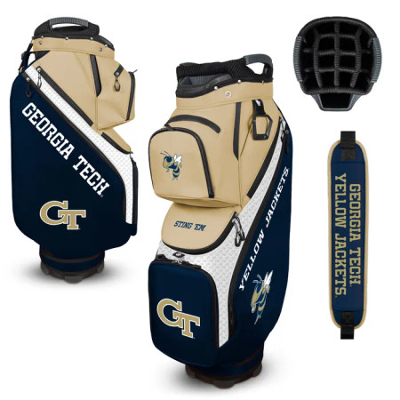 Georgia Tech Yellow Jackets Golf Bag w/ Cooler Bucket-2