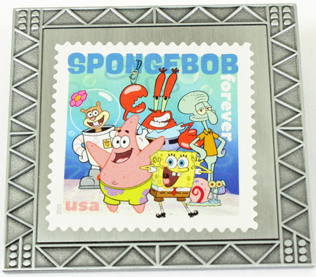 SpongeBob SquarePants Cast Stamp Lapel Pin