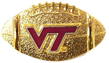 Virginia Tech Football Pin
