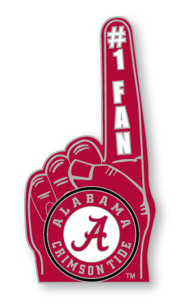 Alabama #1 Fan Pin