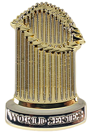 MLB World Series Trophy Pin