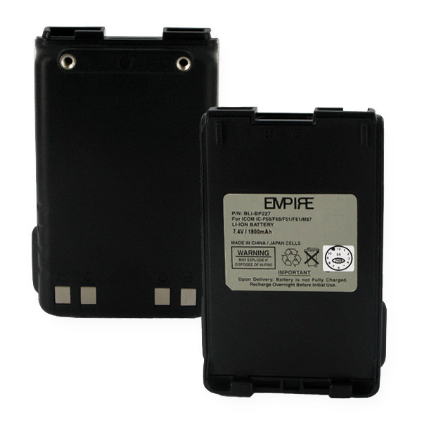 ICOM IC-F50 LI-ION 1900mAh Two-way Battery - Brooklyn Battery Works