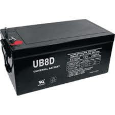 UB-8D 12 Volt 250 AMP SLA/AGM Battery