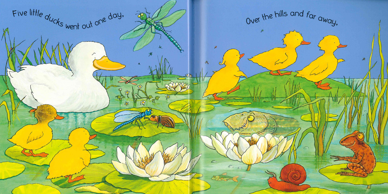 Five Little Ducks (Paperback w/ CD) - Books By The Bushel