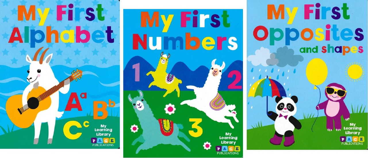 My First Learning Library Set of 3 (Board Book) - Books By The Bushel