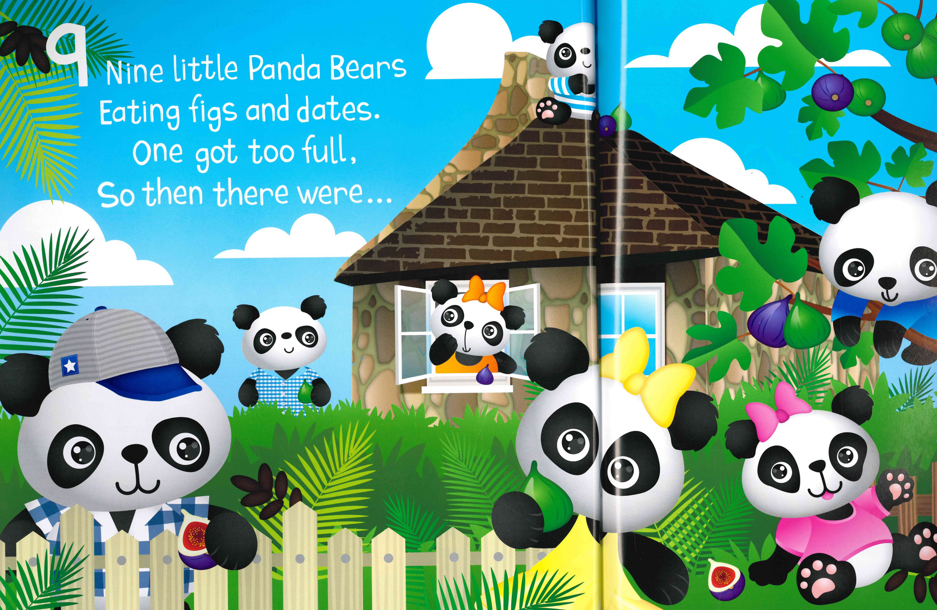 Ten Little Pandas (Paperback) - Books By The Bushel