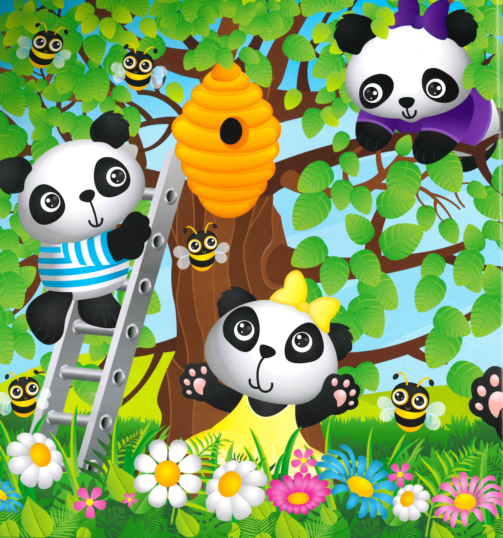 Ten Little Pandas (Paperback) - Books By The Bushel
