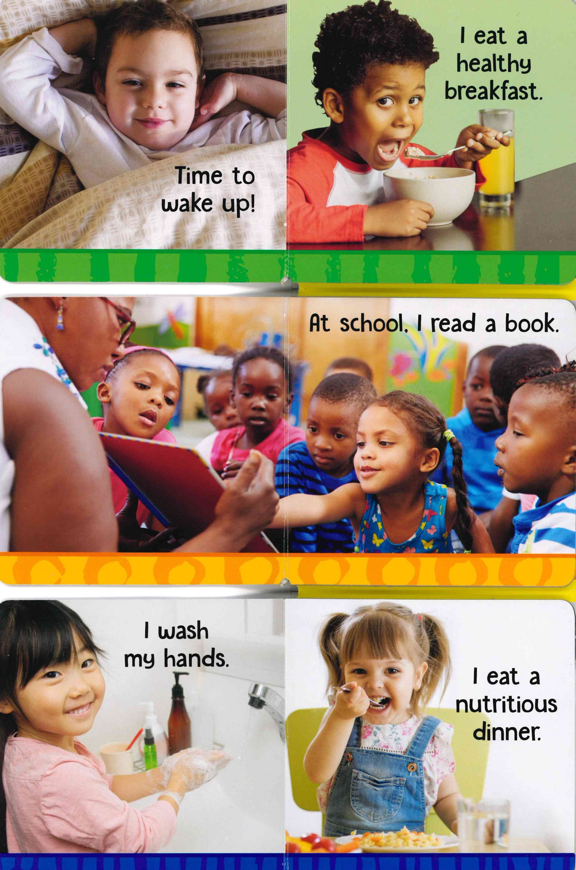 Morning, Noon, and Night! Daily Routines (Board Book) - Books By The Bushel