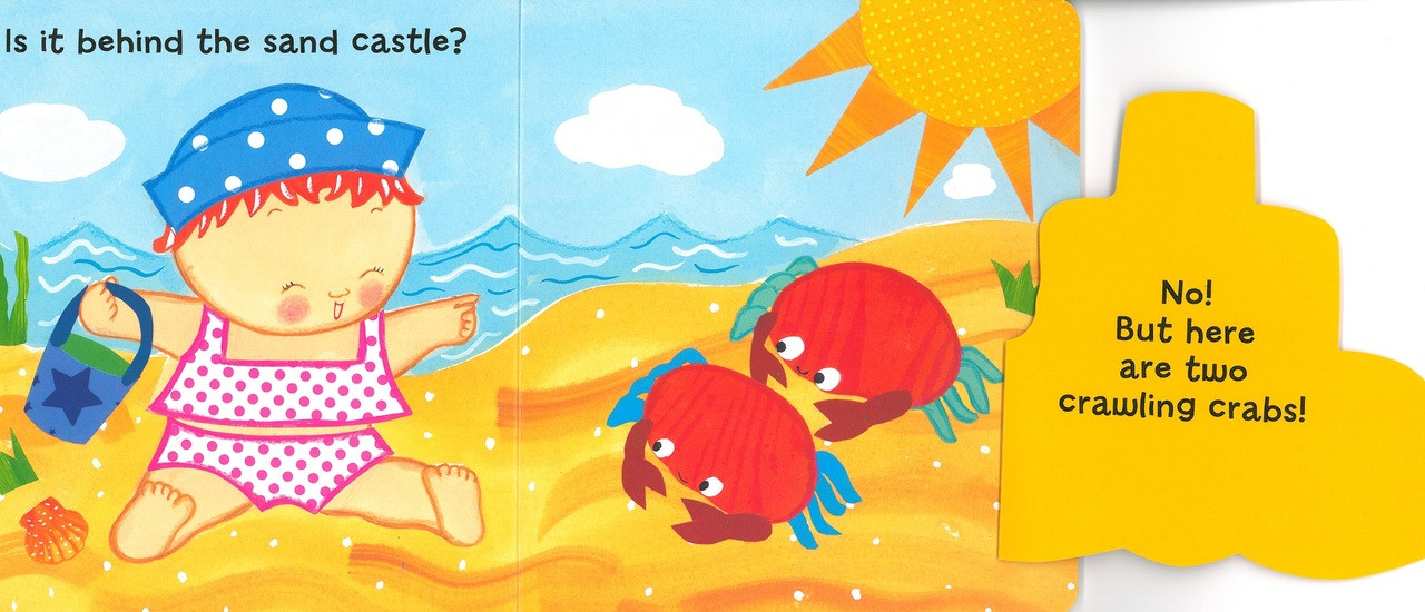 Where is Baby's Beach Ball? Karen Katz Lift-a-Flap (Board Book) - Books ...