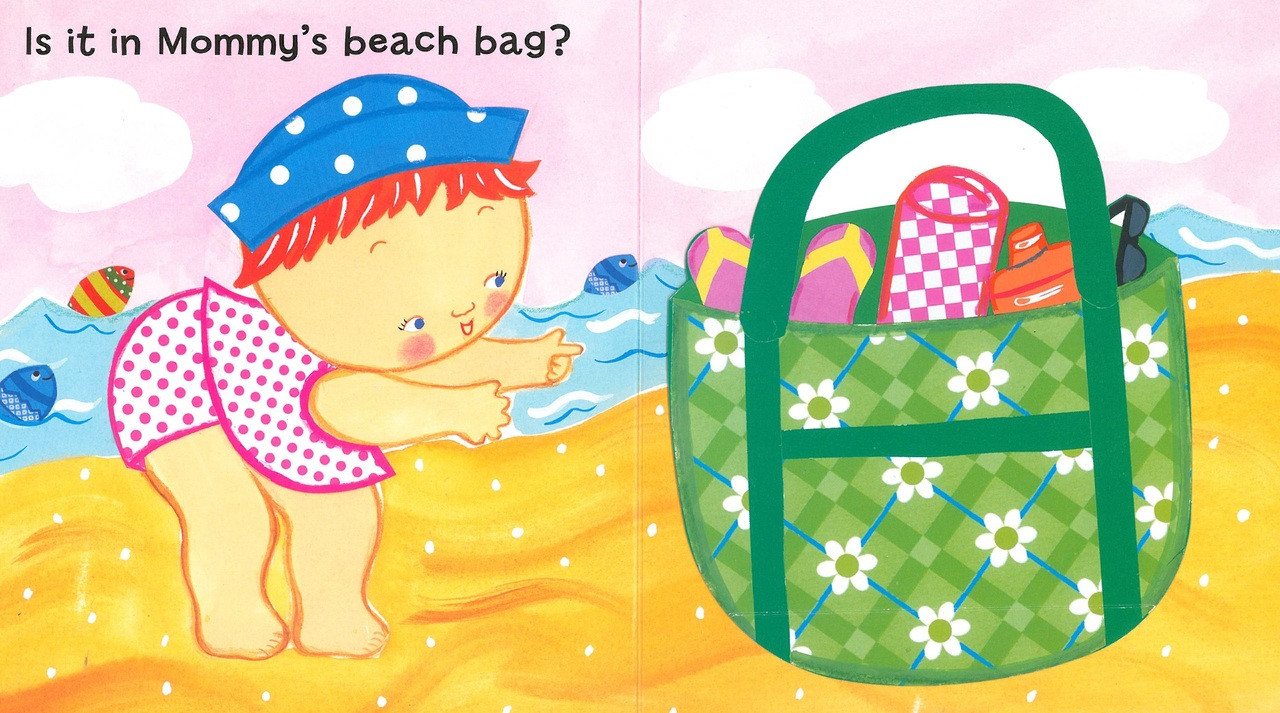 Where is Baby's Beach Ball? Karen Katz Lift-a-Flap (Board Book) - Books ...