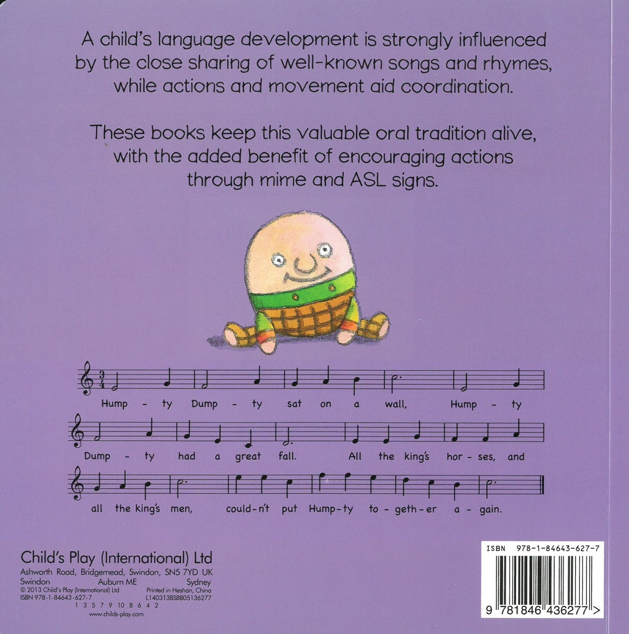Humpty Dumpty: Hands-On Songs (Board Book) - Books By The Bushel