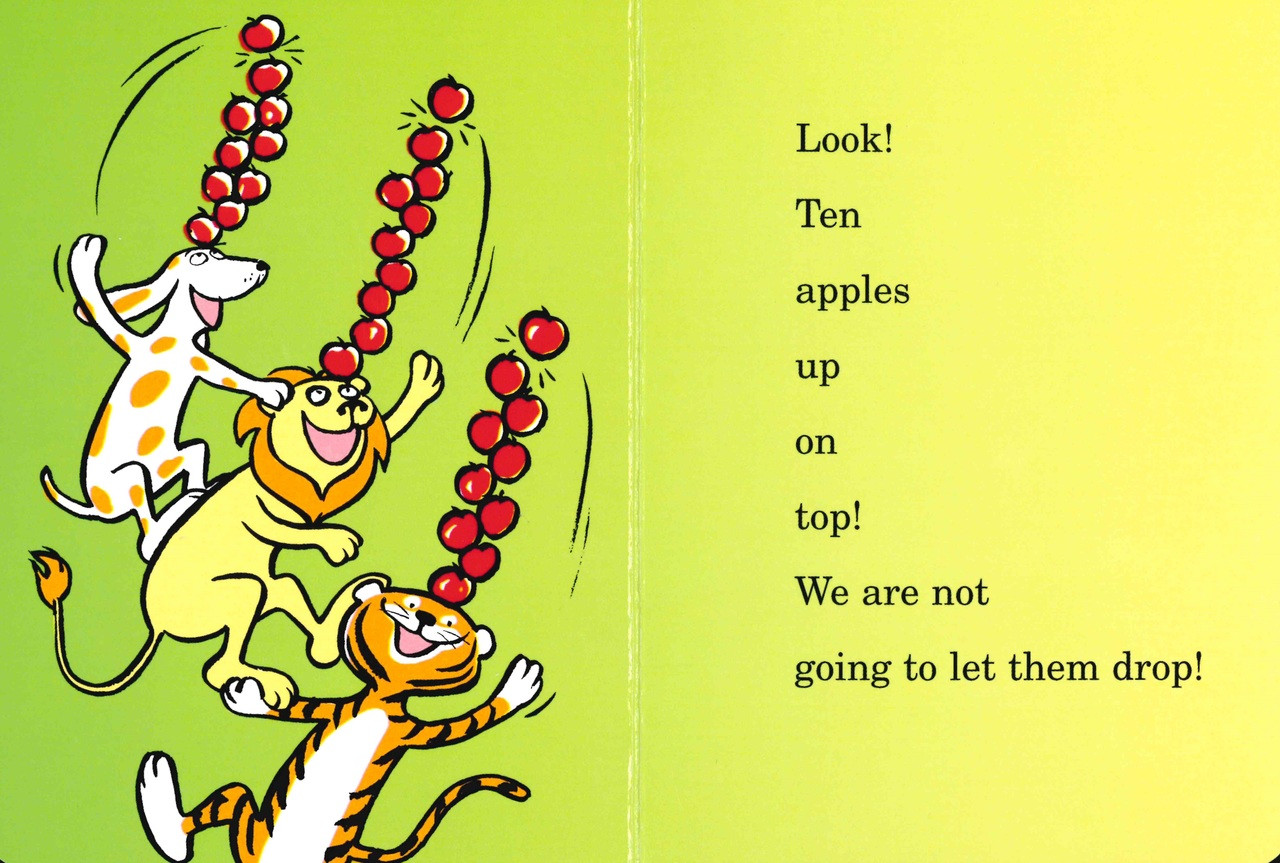 Ten Apples Up On Top: Dr. Seuss (Board Book) - Books By The Bushel