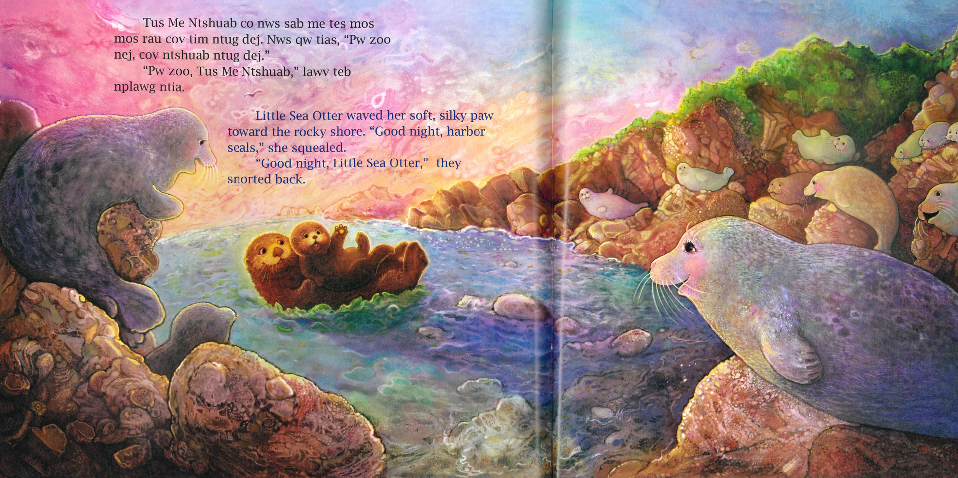 Good Night Little Sea Otter: Navajo/English (Paperback) - Books By The ...