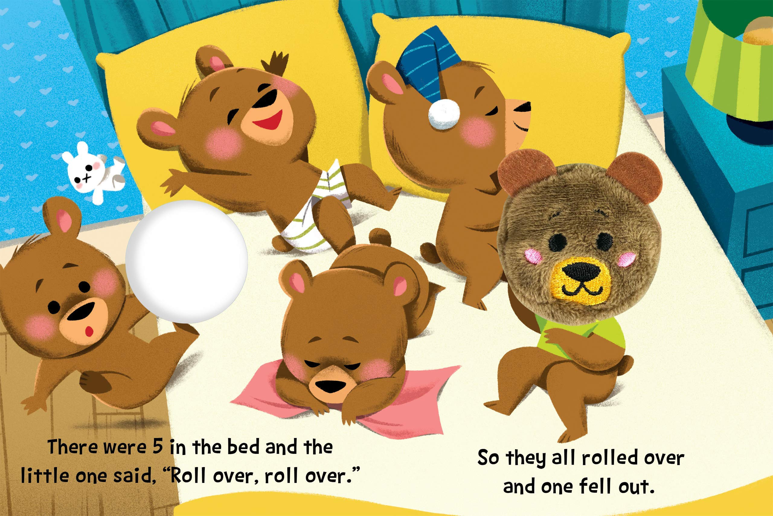 Five Bears in a Bed: Finger Puppet (Board Book) - Books By The Bushel